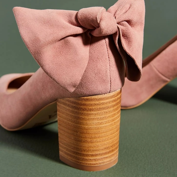 Anthropologie | Shoes | Htf Anthropologie Bowtied Heels | Poshmark